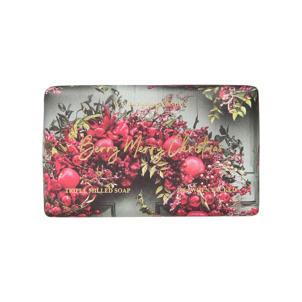 Berry Merry Christmas Soap Bar 200g - Wavertree and London Australia