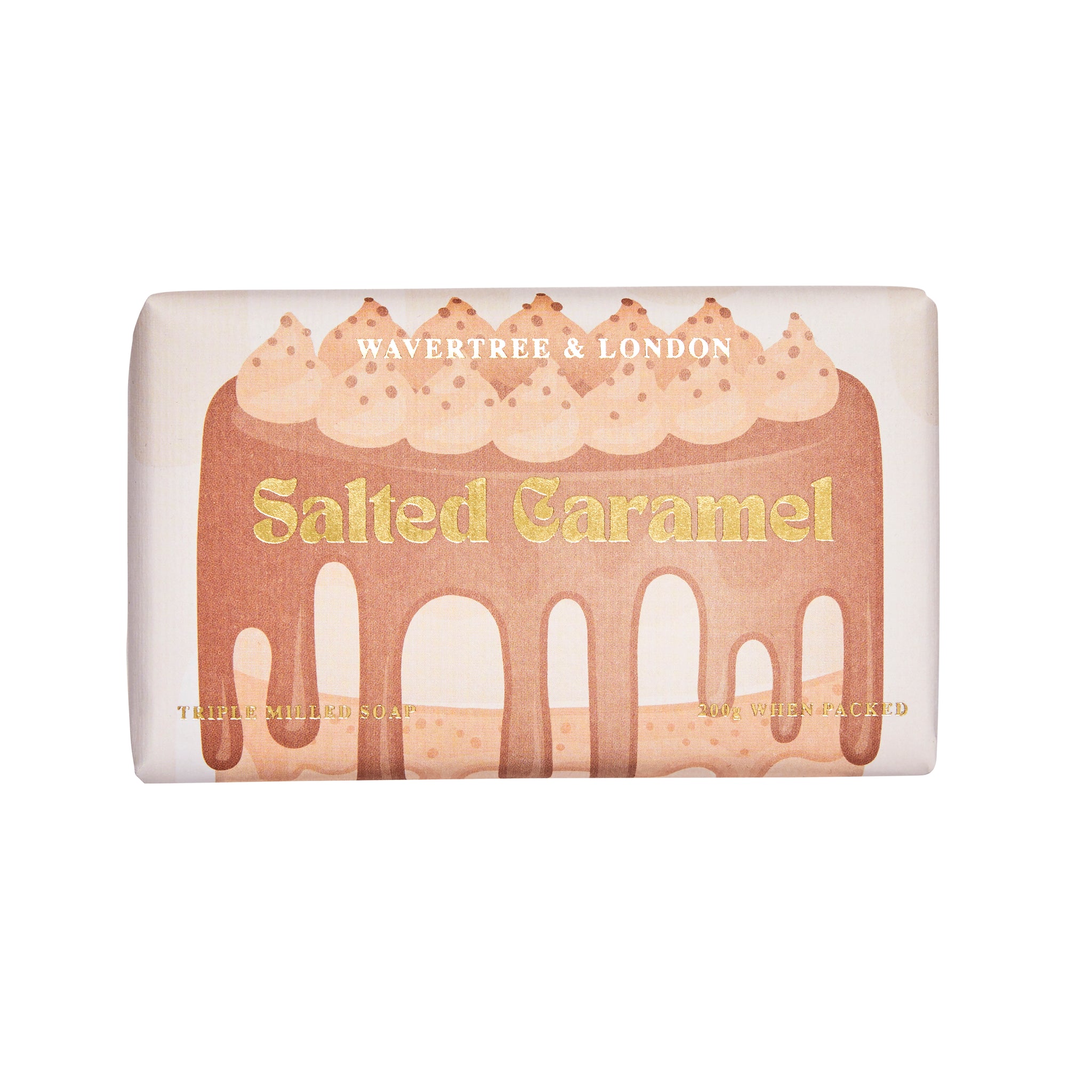 Salted Caramel Soap Bar 200g - Wavertree and London Australia