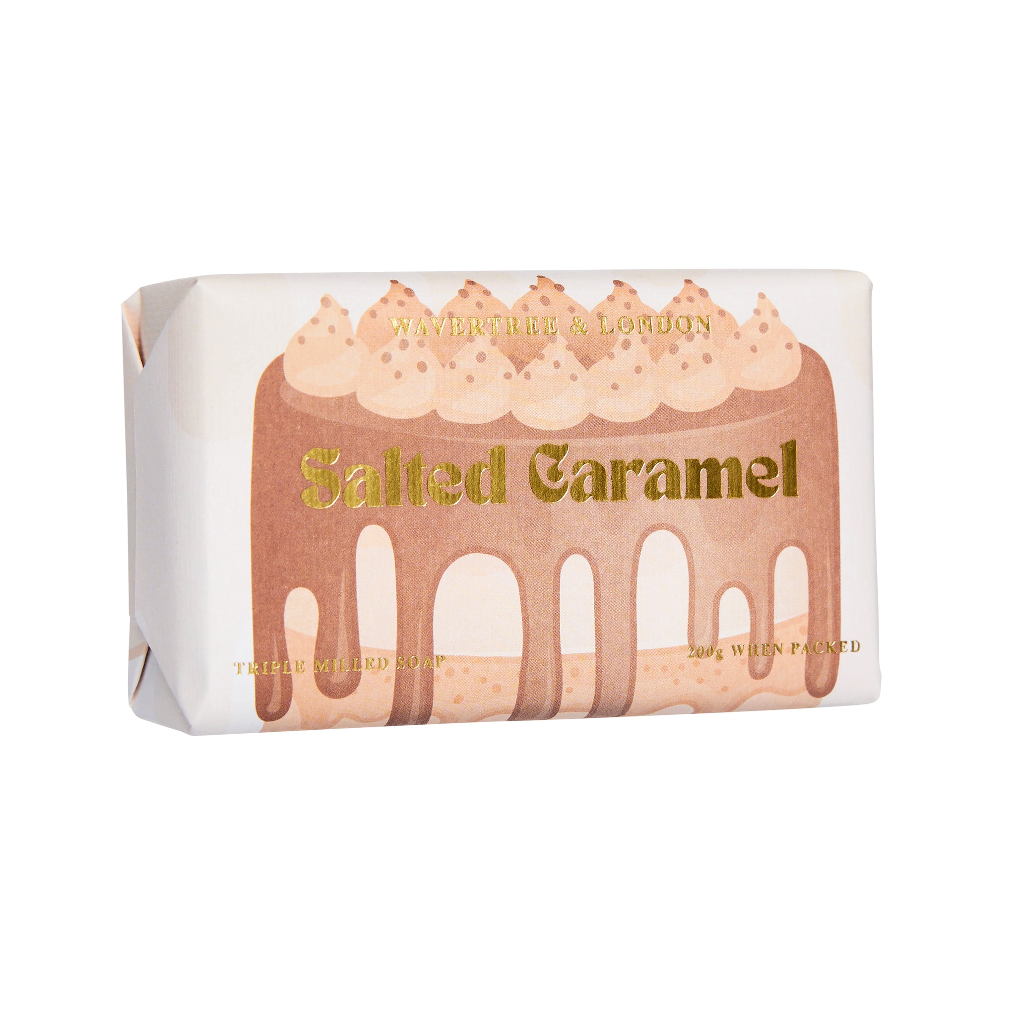 Salted Caramel Soap Bar 200g - Wavertree and London Australia