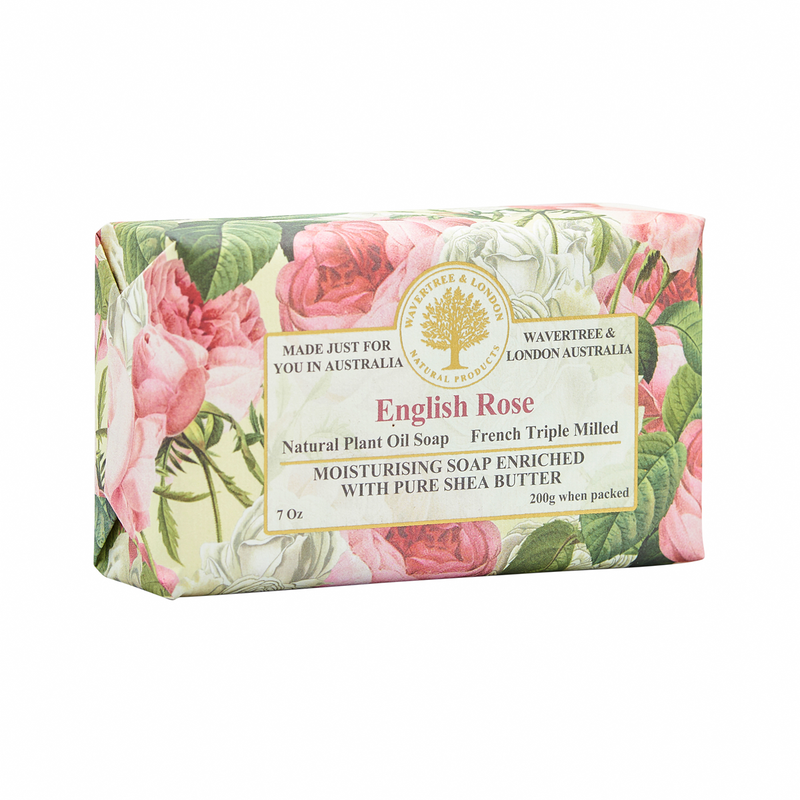 English Rose Soap Bar 200g - Wavertree and London Australia