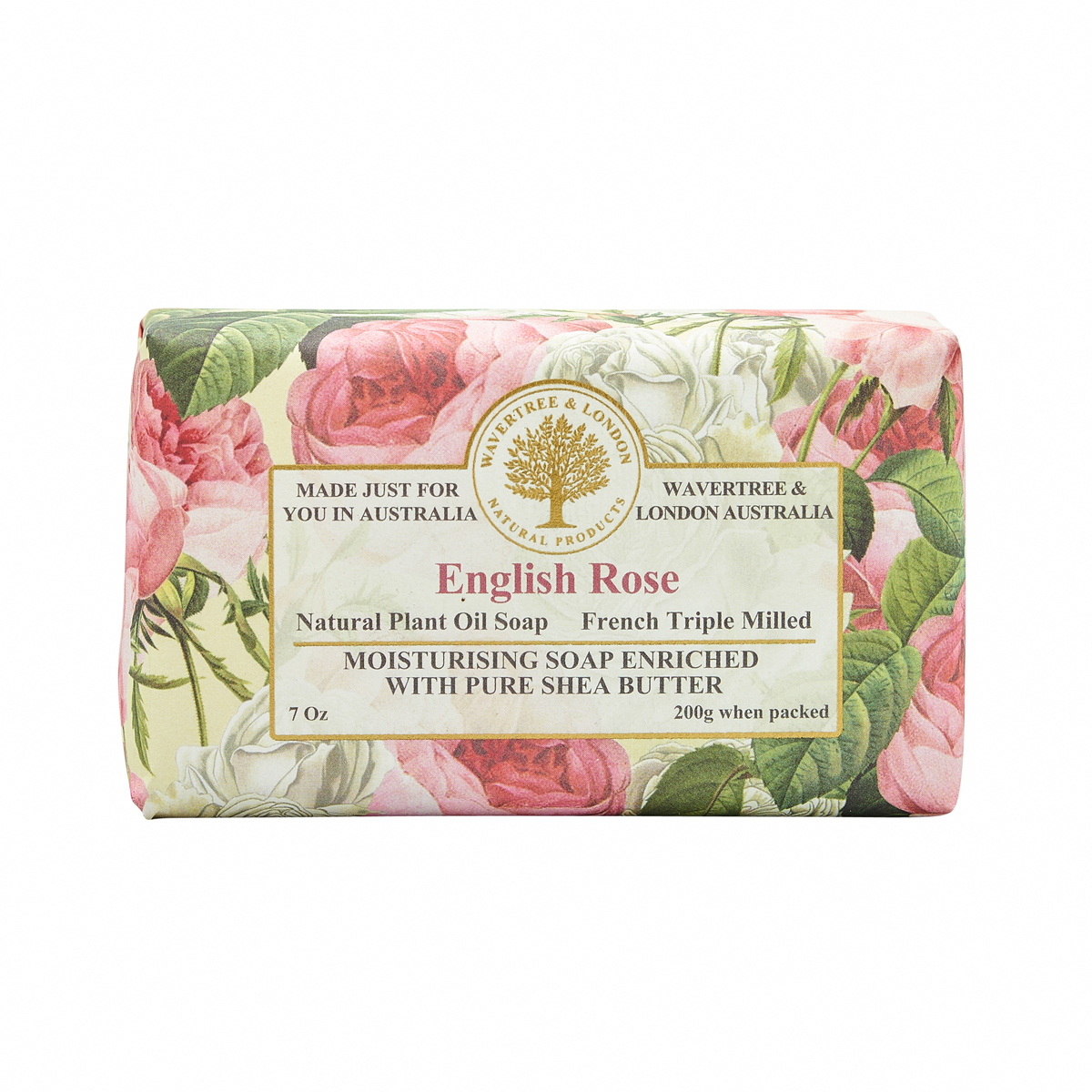 English Rose Soap Bar 200g - Wavertree and London Australia